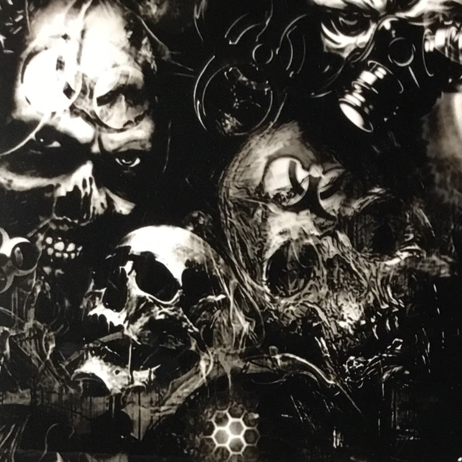 Transparent Bio Death Skulls Hydrographic film – DIP APE HYDROGRAPHICS